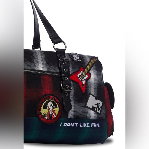 Dolls Kill | Bags | Dolls Kill X Daria 9s Cynic Plaid Weekender ...